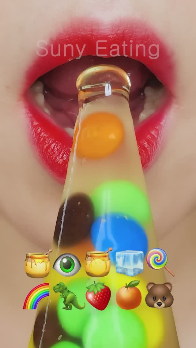 #ASMR цветной зефир, желе: звуки рта, звуки еды, корейские сладости, триггеры