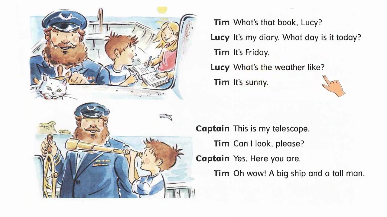 Pearson Excellent 1 Unit 6 Story time. Rustbucket 3 p 33