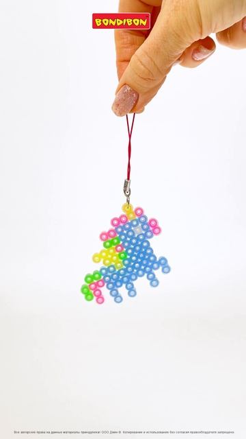 Термомозаика развивающая детская неоновая "БРЕЛОКИ ДЛЯ ДЕВОЧЕК" #настольныеигры#настолки#games