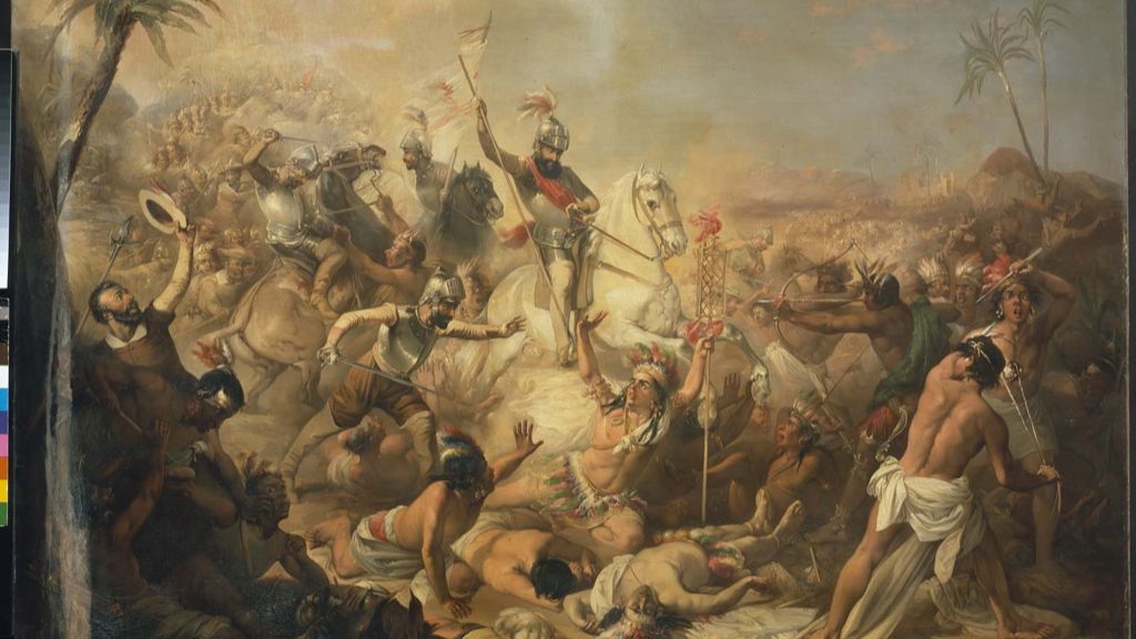 Исторические сражения Medieval 2 Битва при Отумбе.