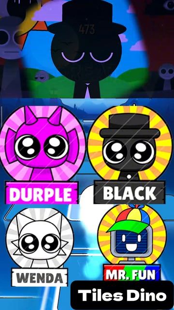 КТО ЛУЧШИЙ СПРУНКИ? уровень 100 - Мультики про Спрунке | МУЛЬТФИЛЬМЫ SPRUNKI в Tiles Hop