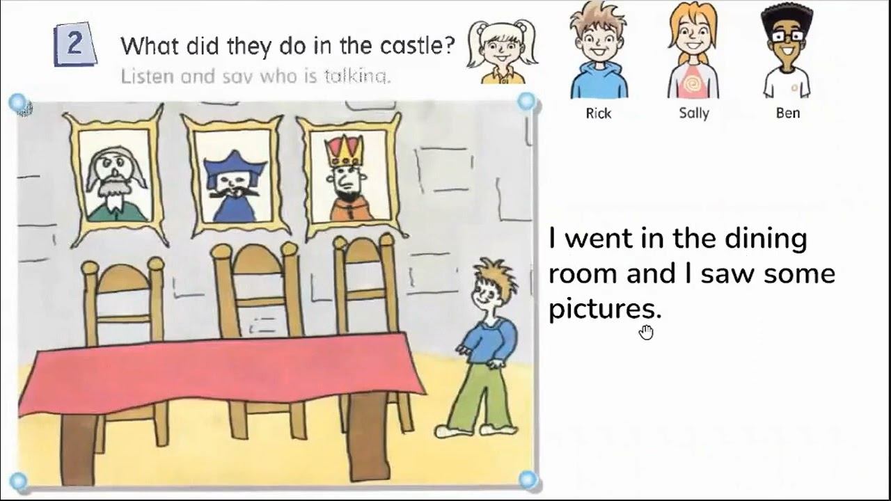 Pearson Excellent 2 Unit 8 What did they do at the castle?