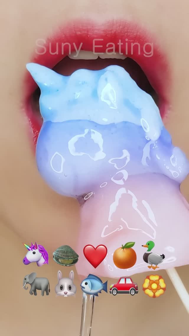 #ASMR звуки еды и звуки рта: триггеры, конфеты, музыка, смайлы