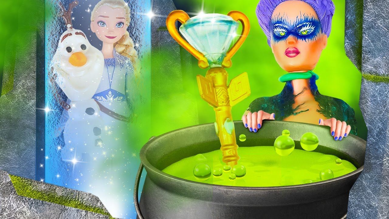 ПОСОХ ЭЛЬЗЫ УКРАЛА ВЕДЬМА! 🧙😱 | Битва с драконом и порталом! | Волшебное приключение для детей