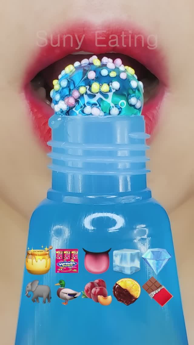 #ASMR звуки еды: звуки рта, цветной зефир, корейские сладости, триггеры, музыка