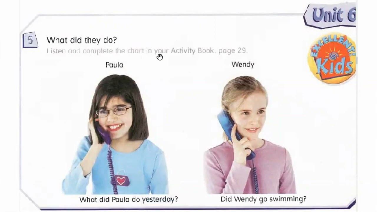 Pearson Excellent 2 Unit 6 The visitor from planet X