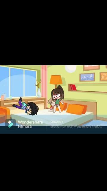 Мем "Аккуратно! Я должен влететь в окошко, как пушинка." #мемы #приколы #gachaclub #gacha #лунтик