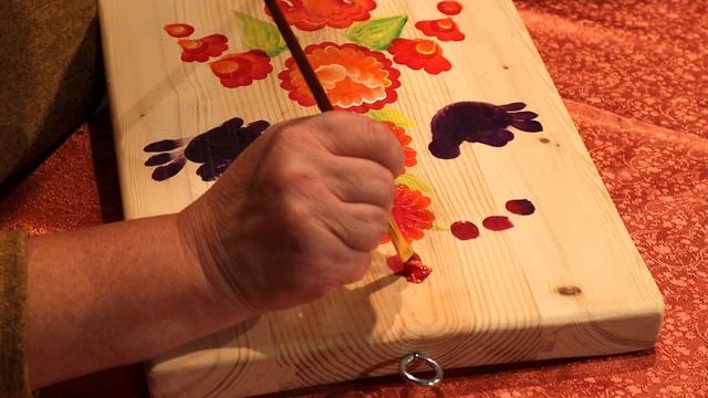 Урало-сибирская роспись// Мастер-класс // Ирина Алехина