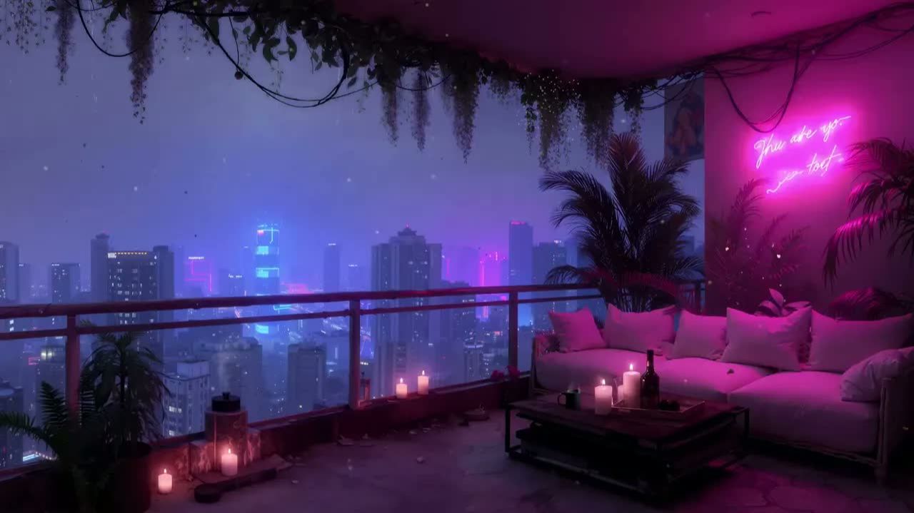 🌧️☔ [1,5 ЧАСА] Lo-Fi под дождь: Уютная ночная атмосфера для сна, релакса и медитации