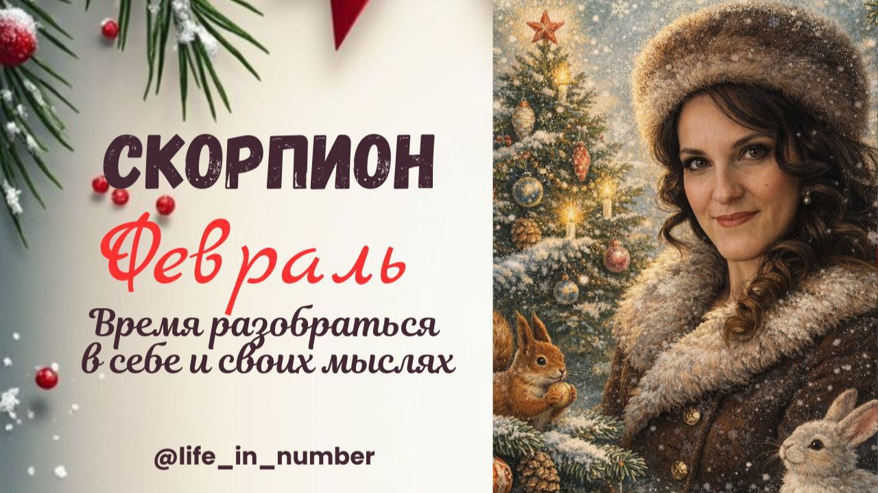 СКОРПИОН ФЕВРАЛЬ 2026
