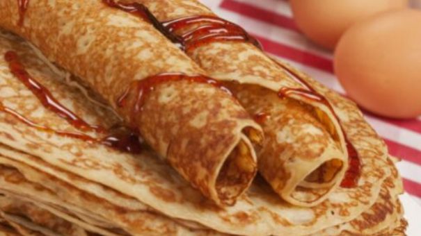 Кружевные блины на Масленицу