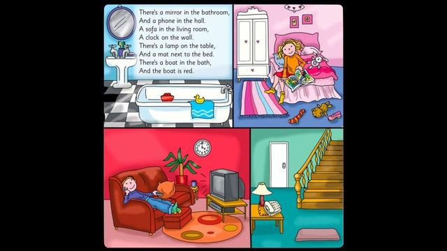 Kids Box 2, Unit 4.2 At home. Say the chant.