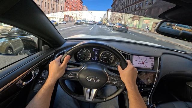 2019 Infiniti Q60 / Инфинити Ку60 3.0 турбо автомат 304 л.с. | Тест драйв от первого лица | ВОРОН