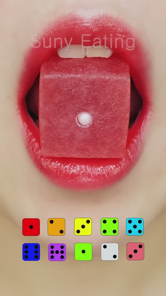 #ASMR корейские конфеты: звуки рта, звуки еды, цветной зефир, триггеры