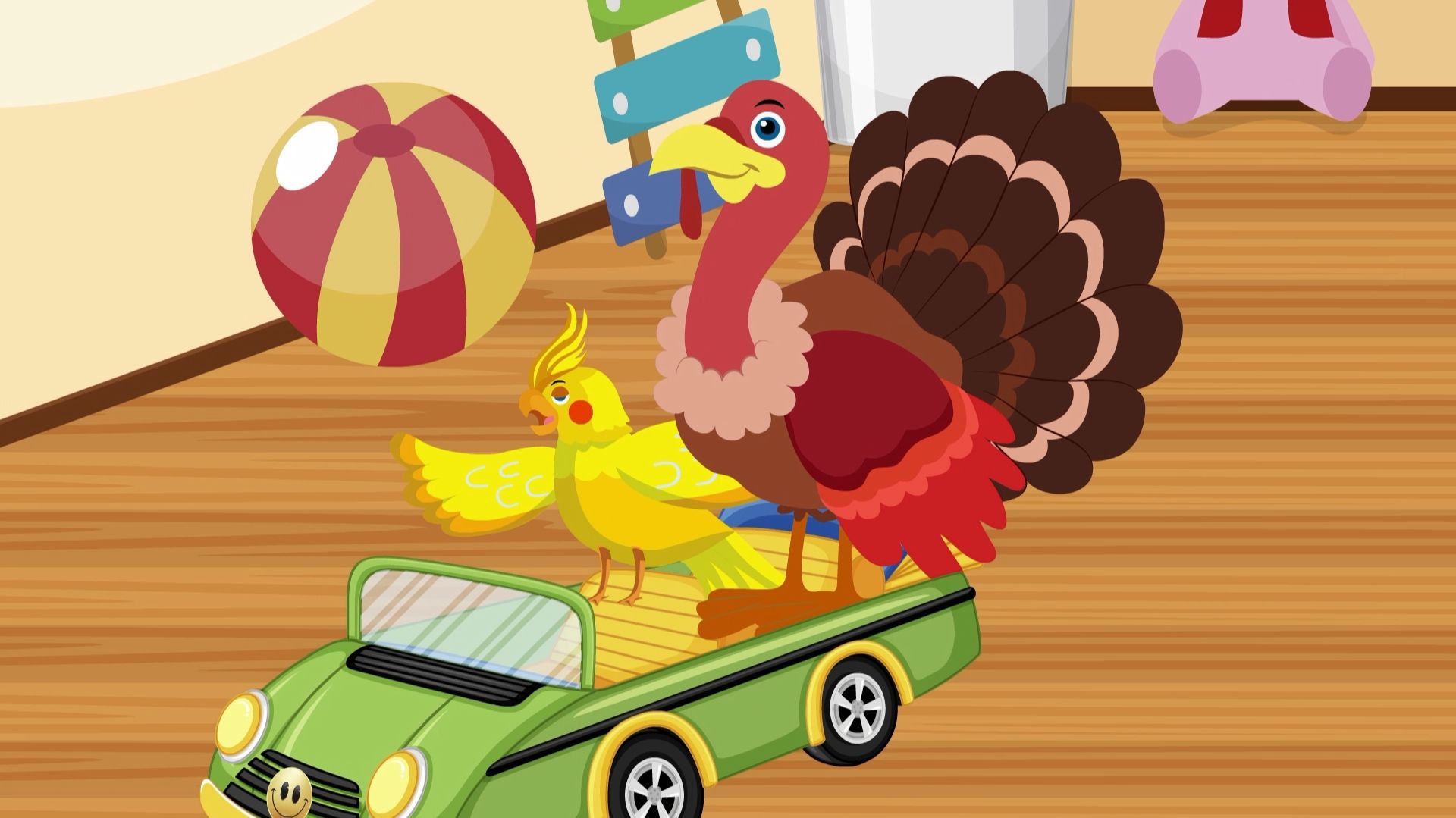 Алфавит для малышей-Учим Буквы И Й К Л М Н- Любаша Зебра в клеточку-Обучающие детские песни мультики