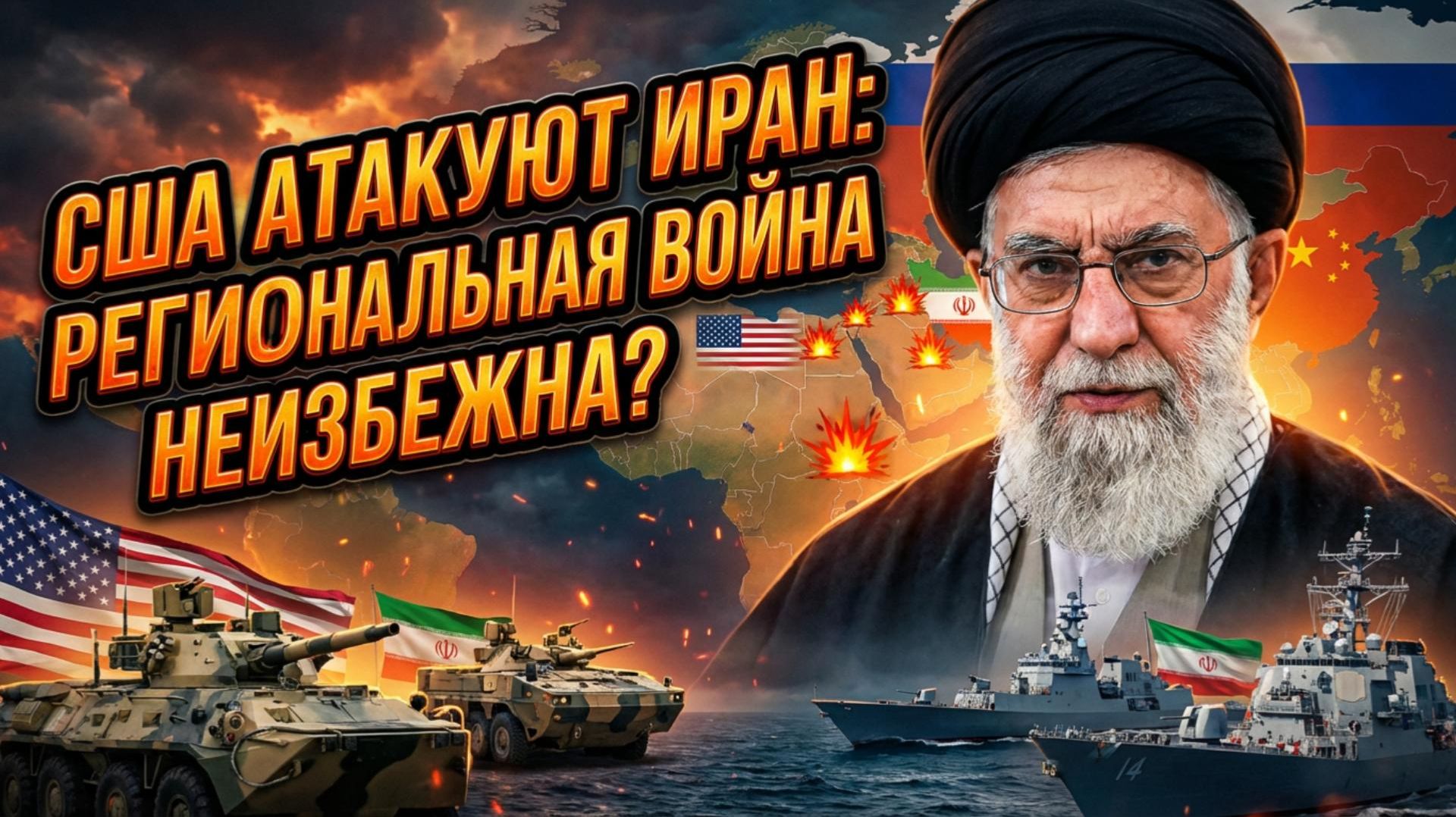 💔 Рэйчел Блевинс | Аятолла Хаменеи: США атакуют Иран - региональная война и поддержка союзников!