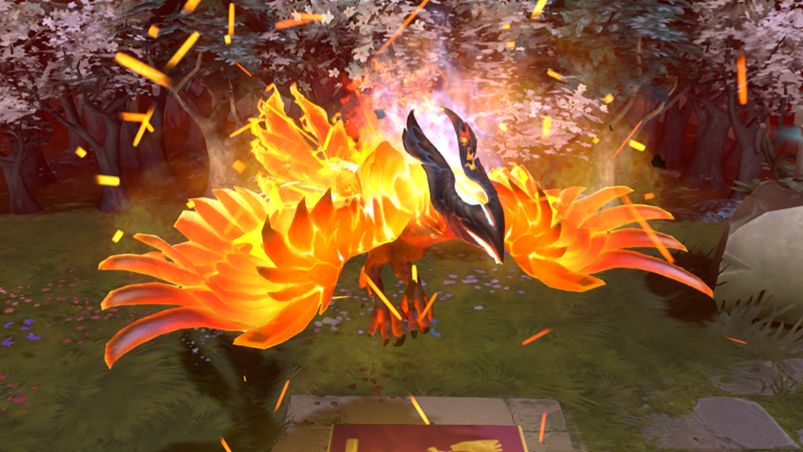 DOTA 2 (Phoenix gameplay)