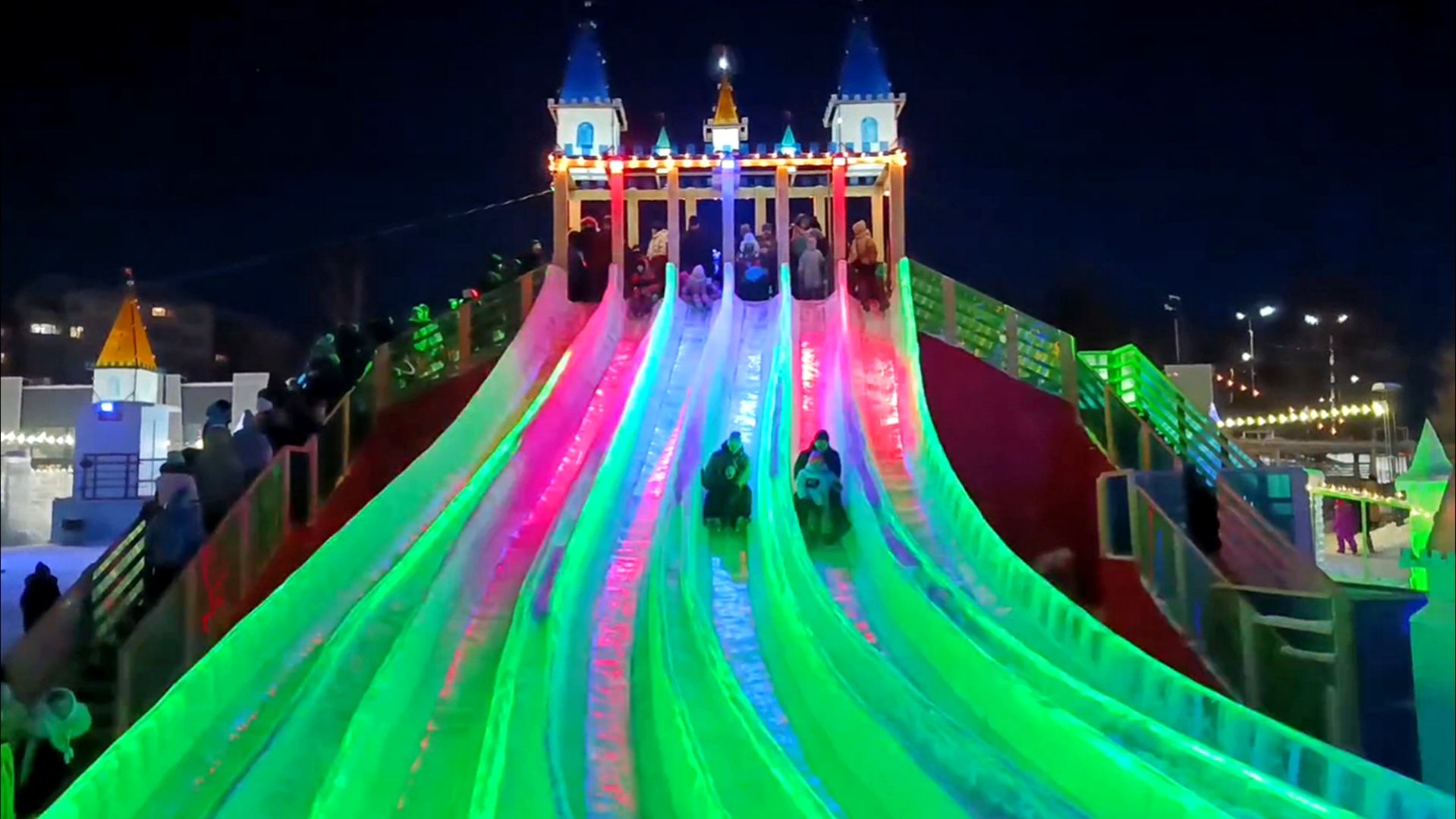 СКАЗКА 🔥 ТОП 🔥 ЛЕДЯНЫЕ ГОРКИ 🤩 АУФ