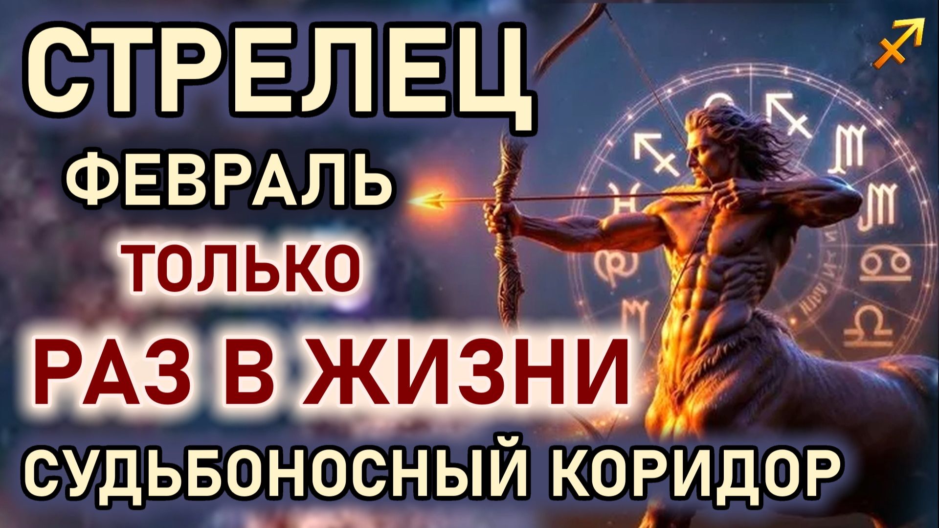 Стрелец. Февраль яркая программа новой жизни и судьбы, готовьтесь. Гороскоп февраль 2026 Стрелец