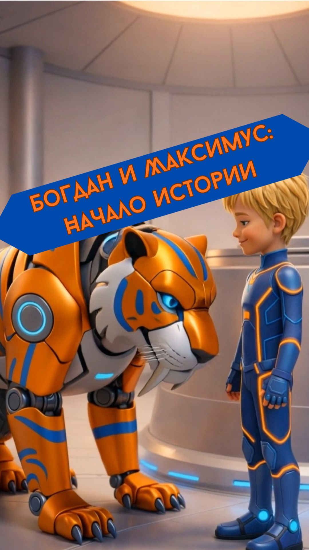 Богдан и Максимус: начало истории ⚡️ ИИ мультфильм для детей про роботов