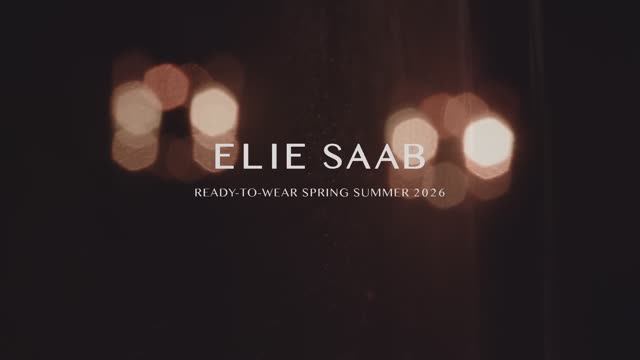 Показ женской коллекции Elie Saab весна-лето 2026