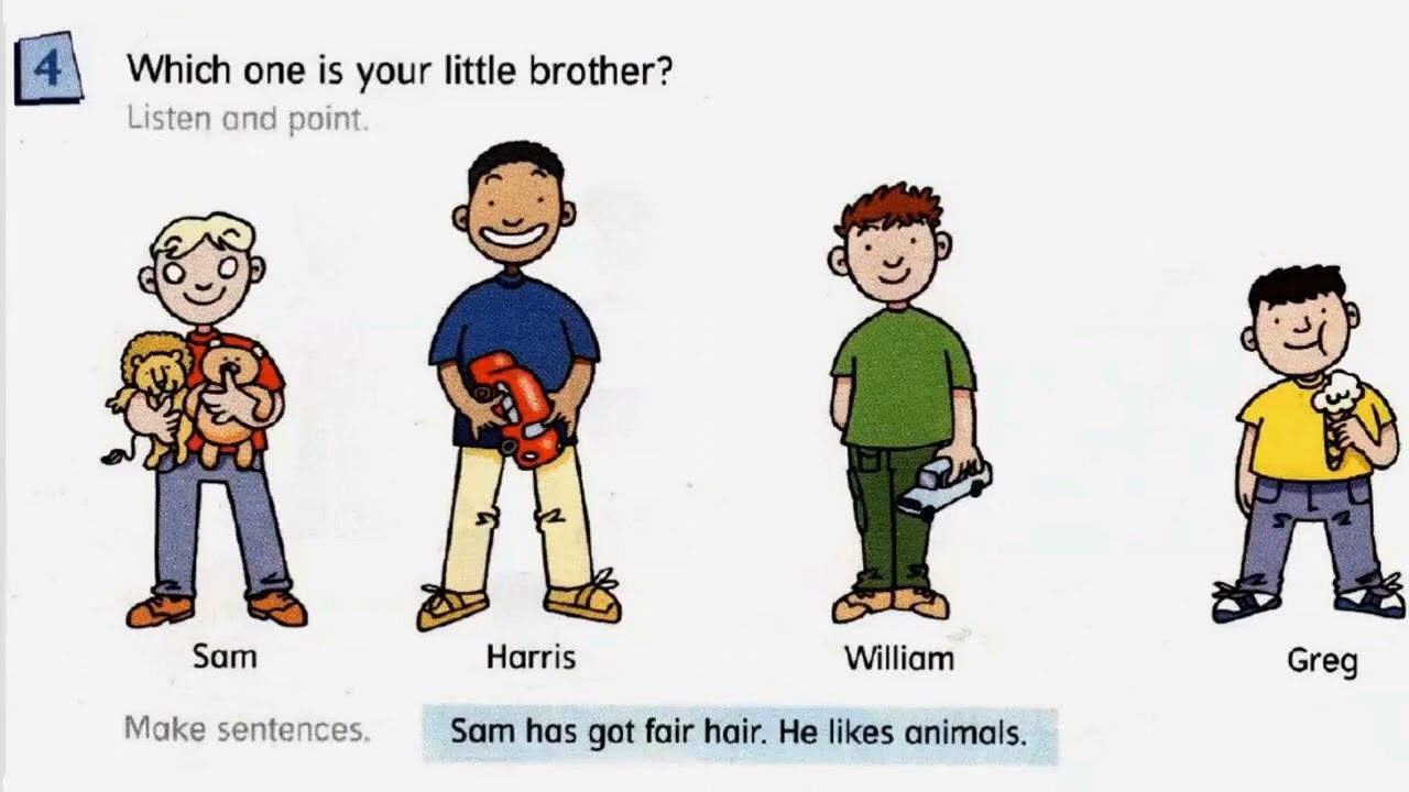 Pearson Excellent 2 Unit 4 Which one is your little brother?