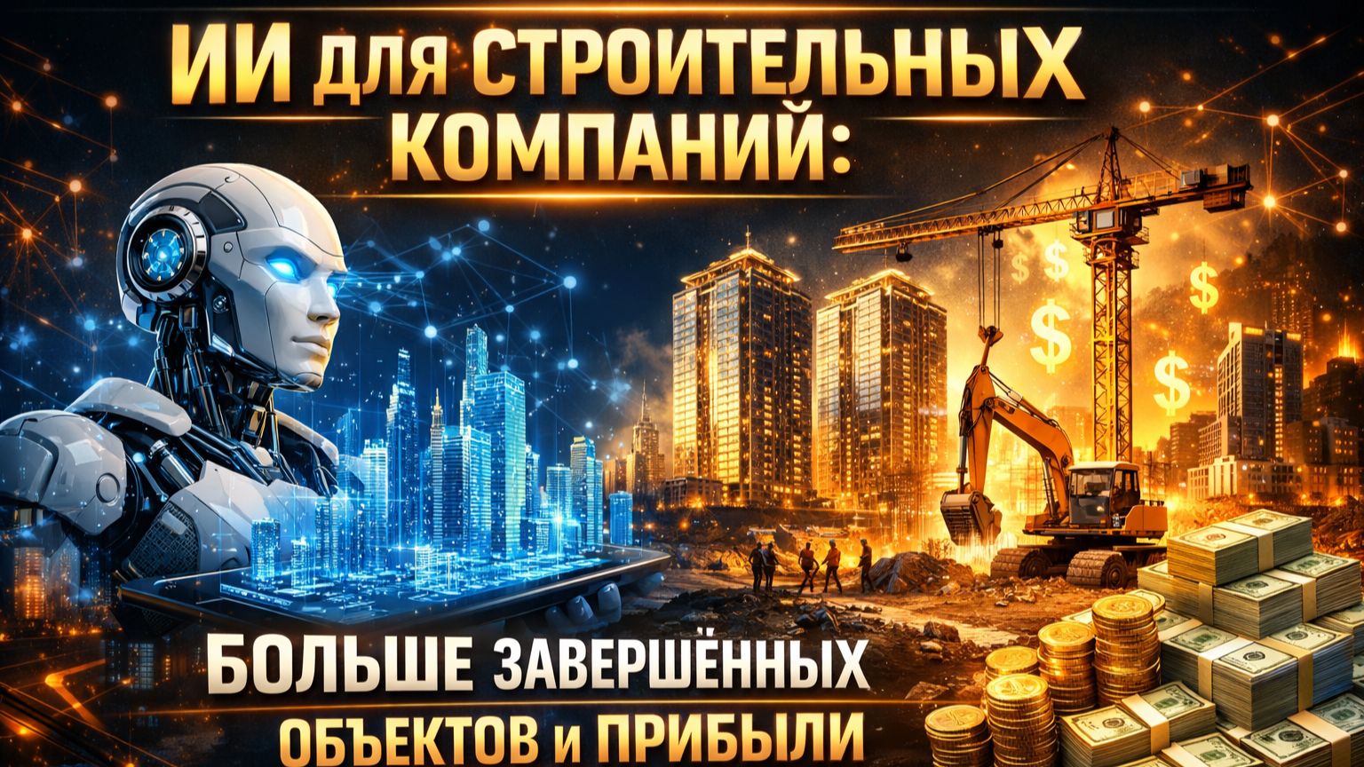 ИИ для строительных компаний:  больше завершённых объектов и прибыли