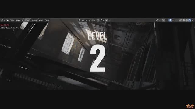 Урок 2. Кинематографичное освещение в EEVEE. Шахта лифта