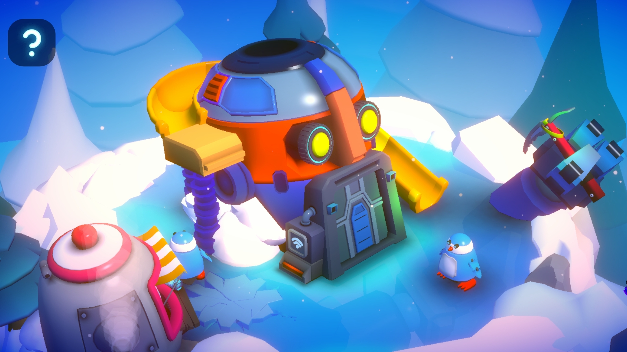 Tiny Robots Portal Escape. Часть 3 Время Приключений Пингвиний Патруль