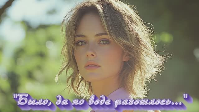 "Было, да по воде разошлось..." стихи Анны Сеничевой музыка Suno