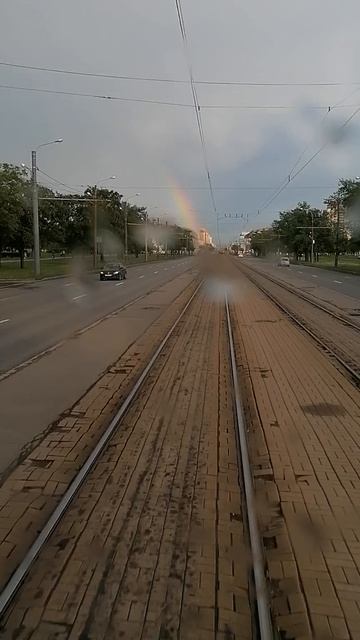 Бухарестская ул., трамвай, 60 км/ч