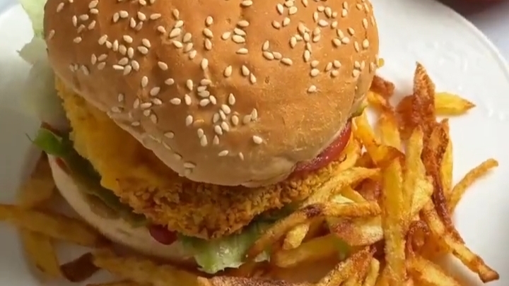 Как вам такой УЖИН...🍔🍟😋