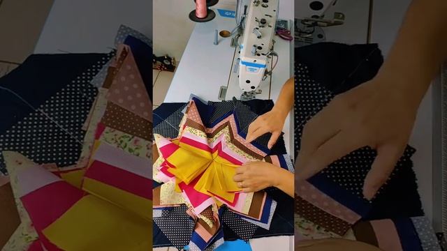 "Одинокая Звезда" (пэчворк). Вариант 1-й