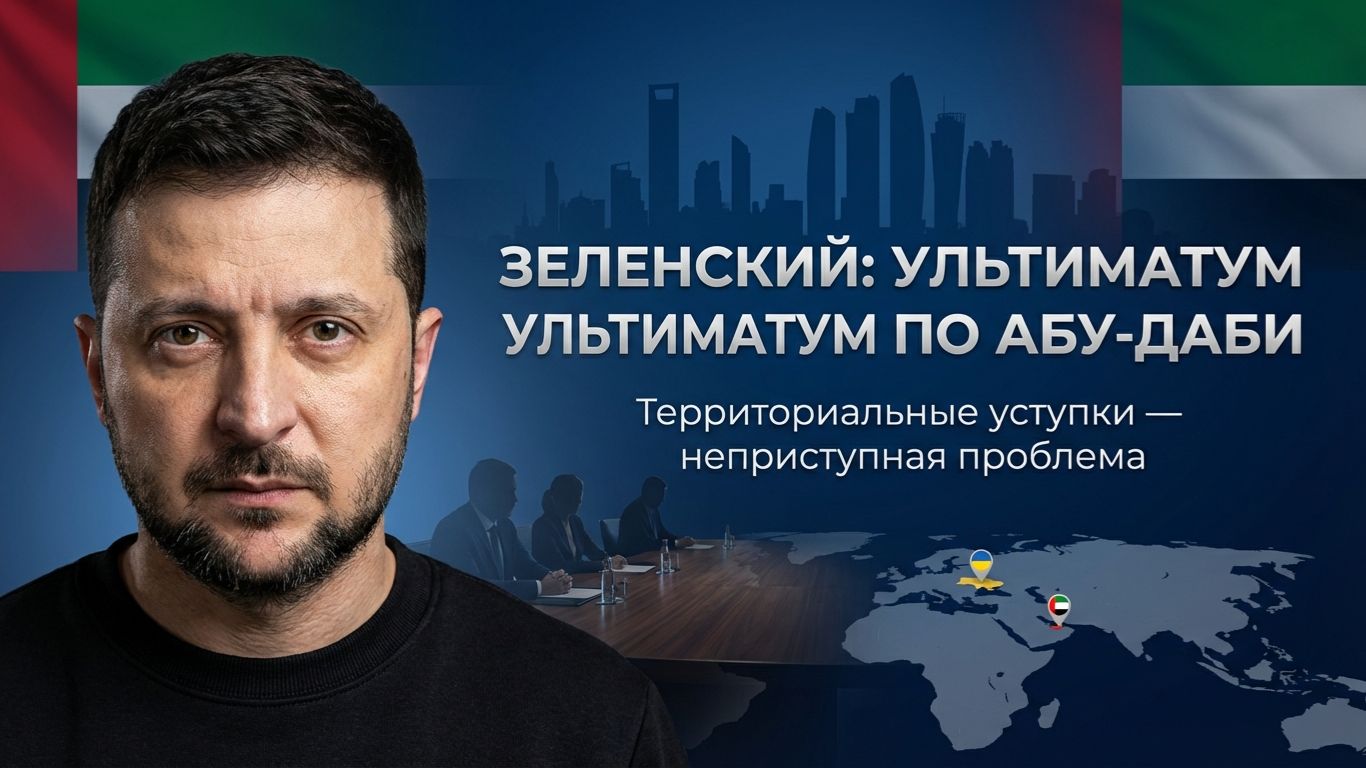 Зеленский выдвинул ультиматум по переговорам Абу-Даби! |Никакого обсуждения; территорий не отдадим!