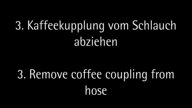 Austausch Kaffeekupplung
