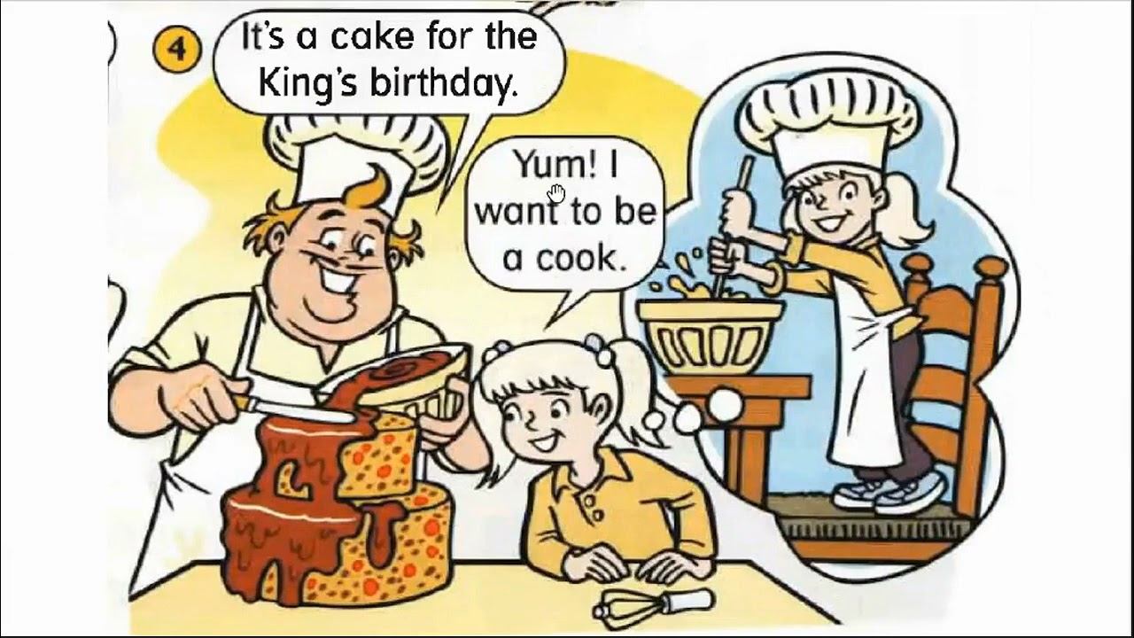 Pearson Excellent 2 Unit 8.  I want to be a cook.