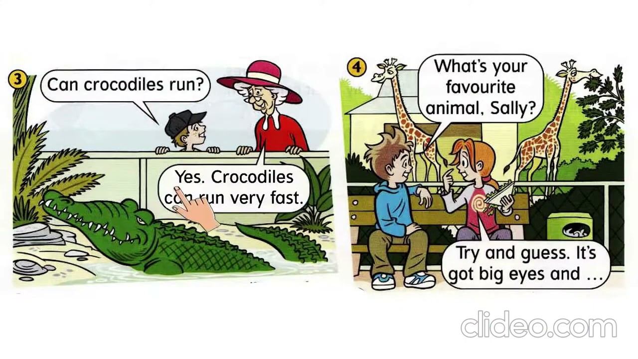 pearson excellent 1 unit 12 The zoo, p 58