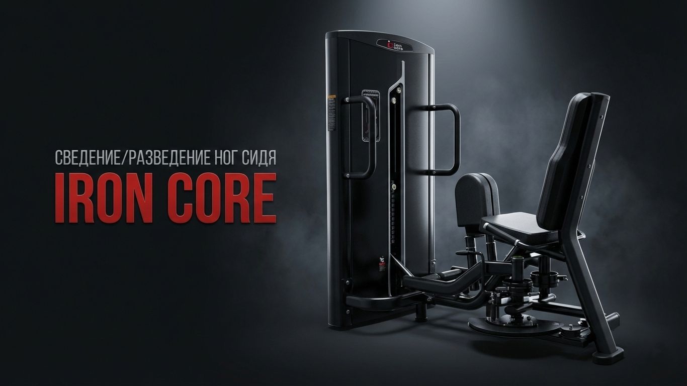 Сведение/разведение ног сидя IRON CORE СЕРИЯ BLACK FORCE BF34