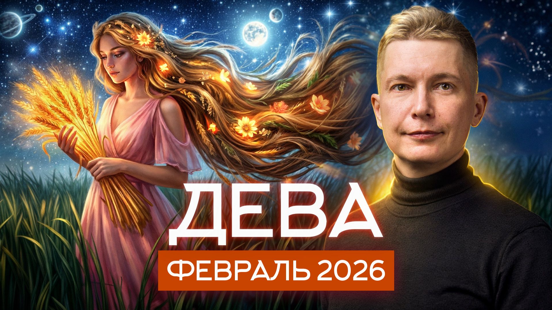 Дева Февраль 2026. Летаем на больших скоростях! Душевный гороскоп Павел Чудинов