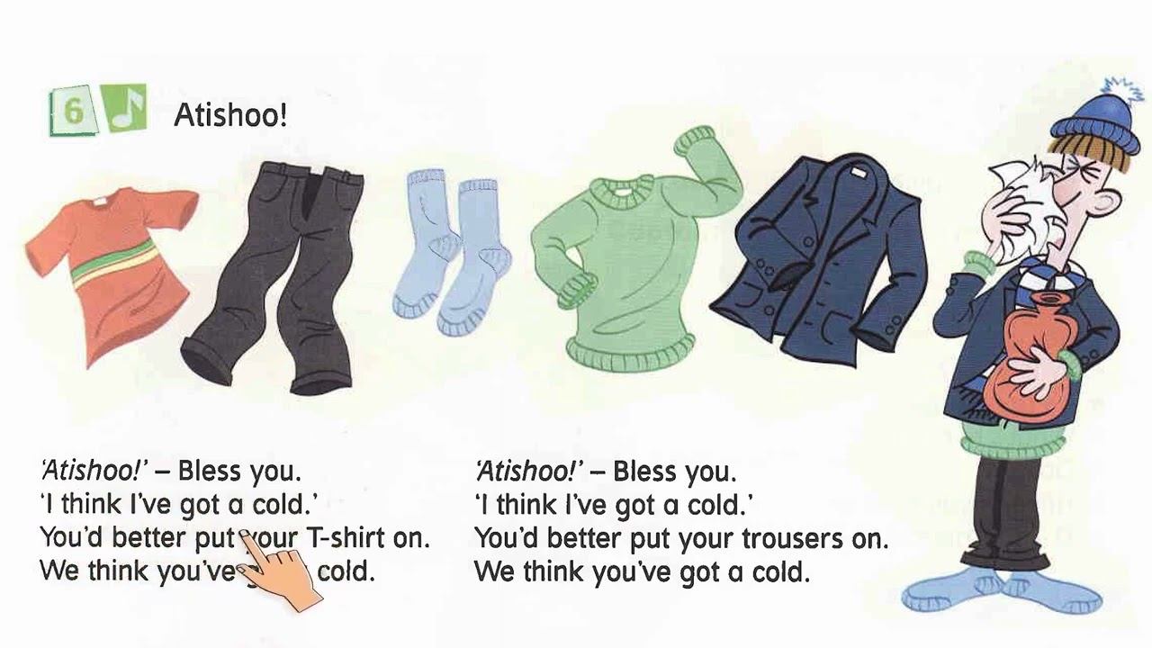 Pearson Excellent 1 Unit 08 Atishoo Song, p. 41