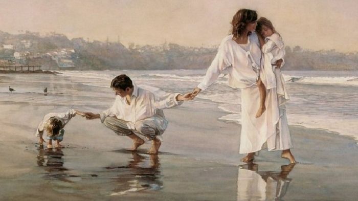 Эмоционально-реалистические акварели Стива Хэнкса (Steve Hanks) 1949-2015.