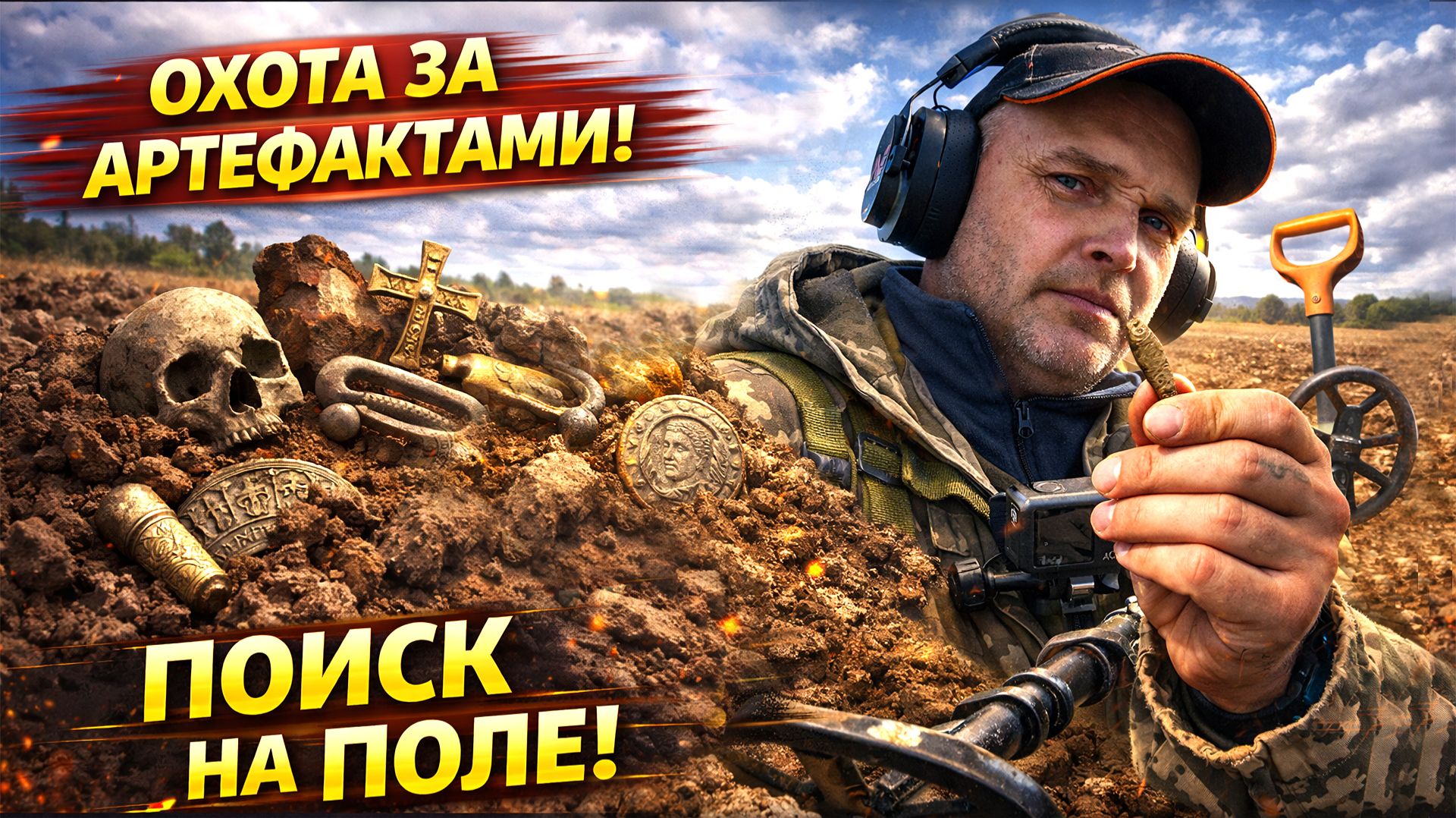 ЭТО ЛЕЖАЛО ПОД НОГАМИ! ПОИСК СТАРИННЫХ НАХОДОК НА ПОЛЕ