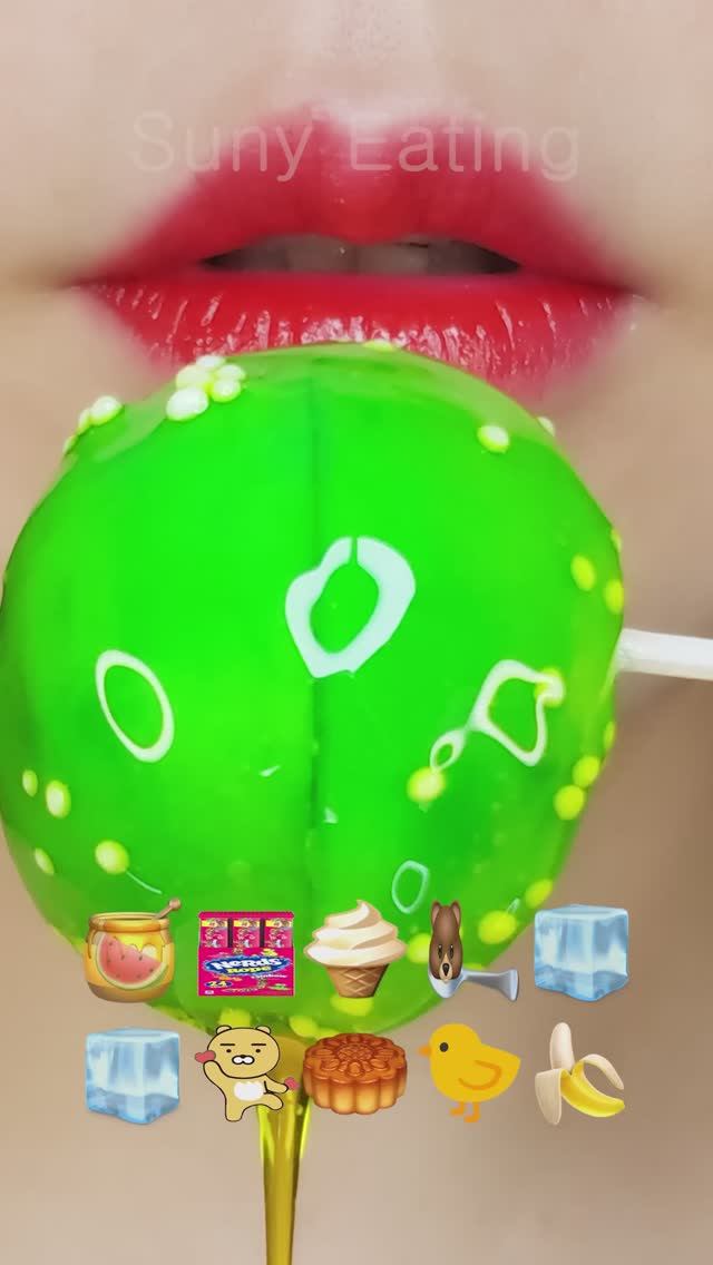 #ASMR звуки рта и триггеры: звуки еды, корейские сладости, эмодзи, музыка