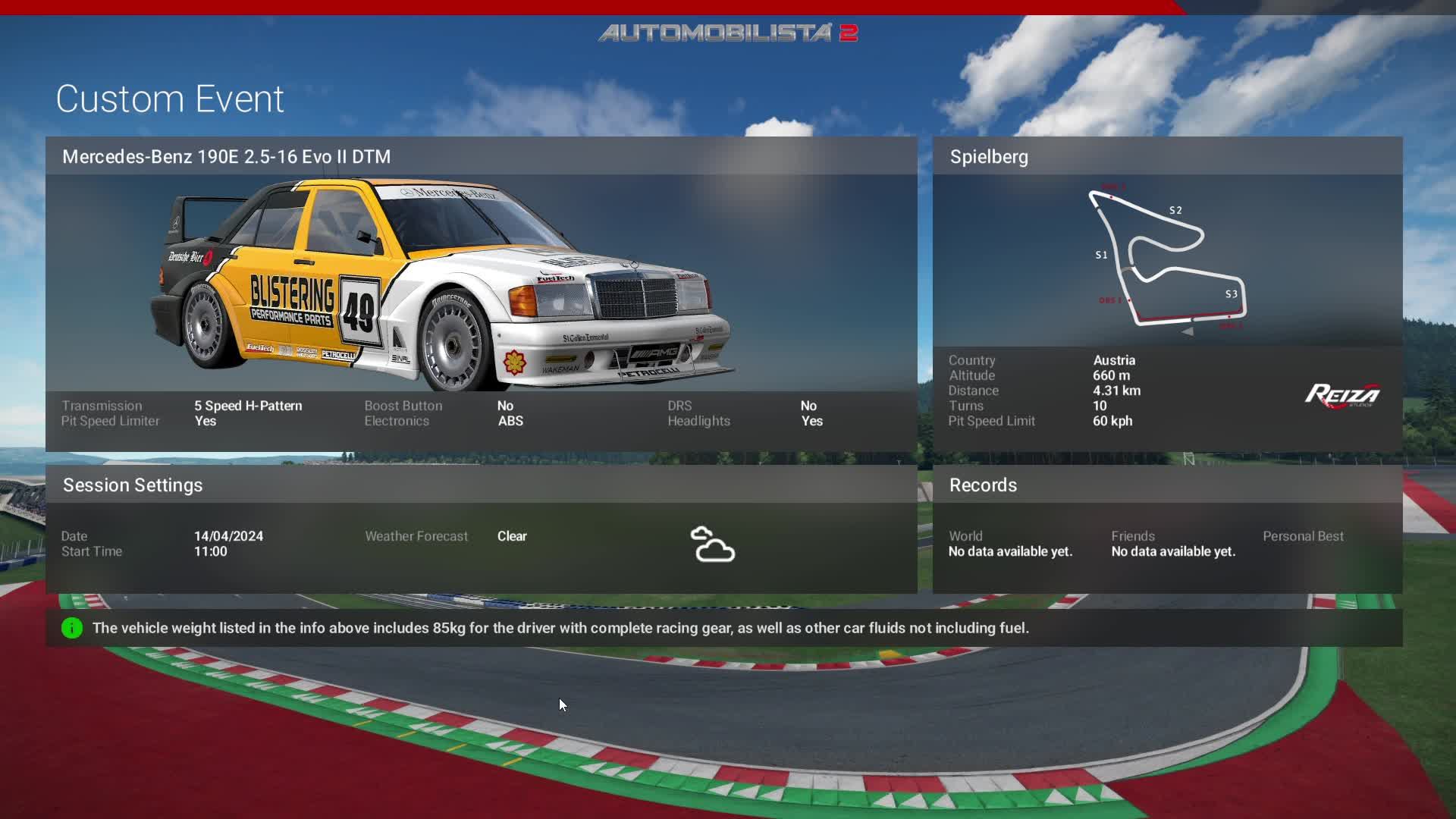 Automobilista 2. Одинокая онлайн гонка.