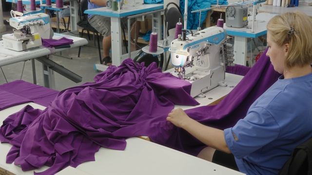 Съемка производства одежды от студии DariProduction