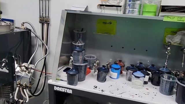 Пример организации малярной комнаты