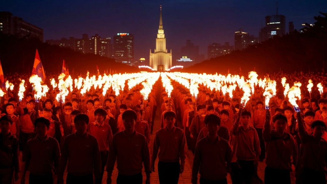 Cеверно корейский вечер молодежи в честь 80-летия социалистического союза