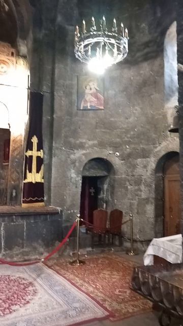 Армения храм церковь внутри около озера Севан