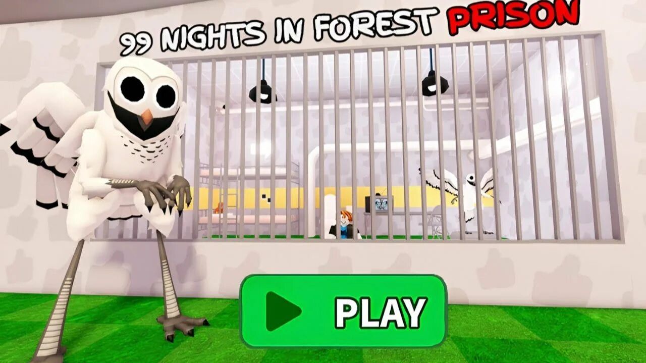 МЕНЯ ЗАКРЫЛА СОВА ИЗ 99 НОЧЕЙ В ЛЕСУ🦌🌲😱В СВОЕЙ КЛЕТКЕ В РОБЛОКСЕ ПОБЕГ ОТ СОВЫ ИЗ 99 НОЧЕЙ В ЛЕСУ
