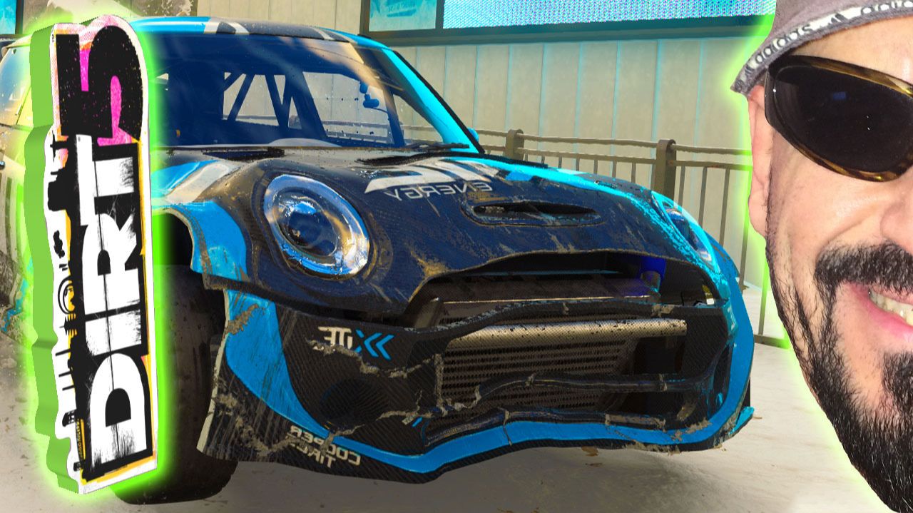 Гонки по бездорожью на каменоломне в снежную бурю DIRT 5